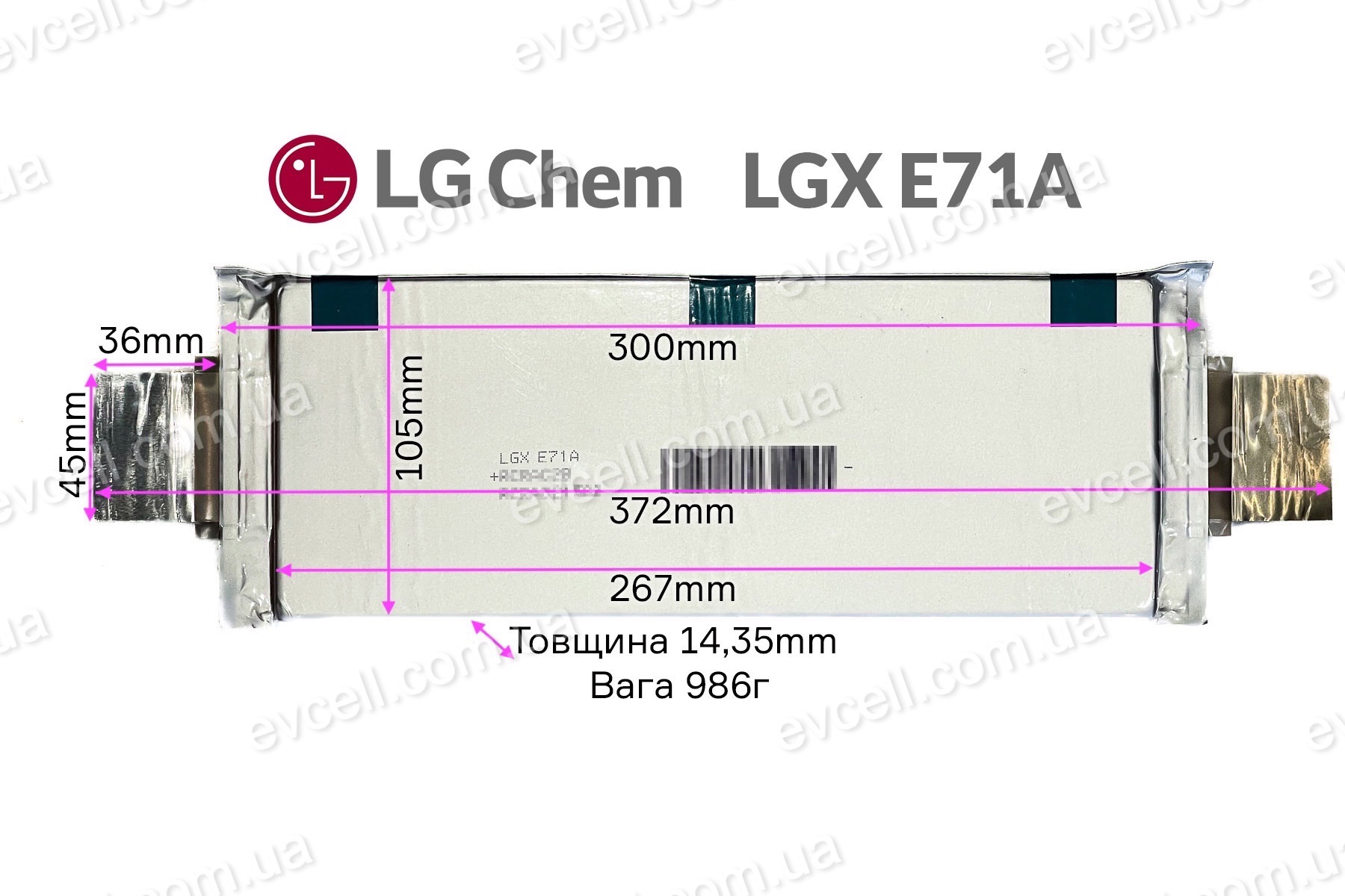 Li-ion акумулятори для електромобілів та сонячних станцій - evcell.com