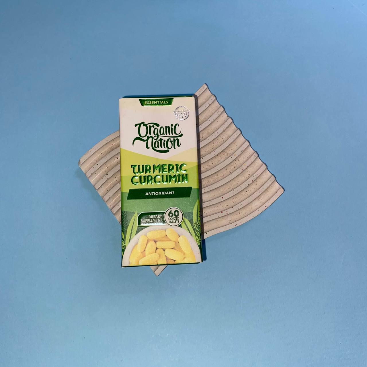 Organic Nation Turmeric Curcumin Antioxidant Куркума Куркумін 60 табле