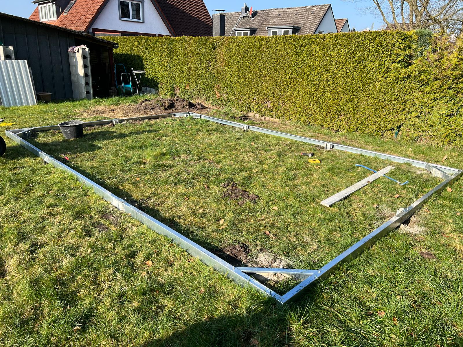 MetallFundament 2x4,6,8m...; 3x4,6,8,10m...; 4x4,6,8,10,12m...